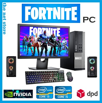 Gaming PC Bundle Core i5 Desktop Computer 16GB RAM 1TB HDD SSD TFT ...