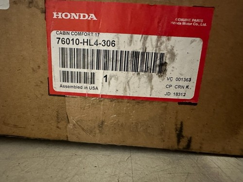 NEW Honda Parts Cabin Comfort 17 kit OEM PN 76010-HL4-306 | eBay