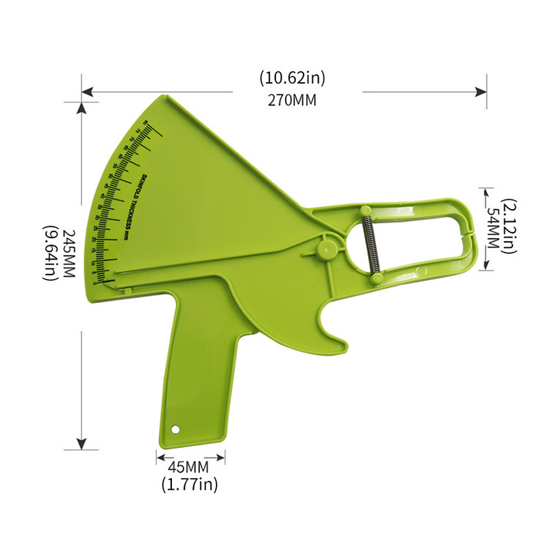 Body Fat Measure Tester Analyzer Sebum Caliper Clamp Shaped Ruler ...