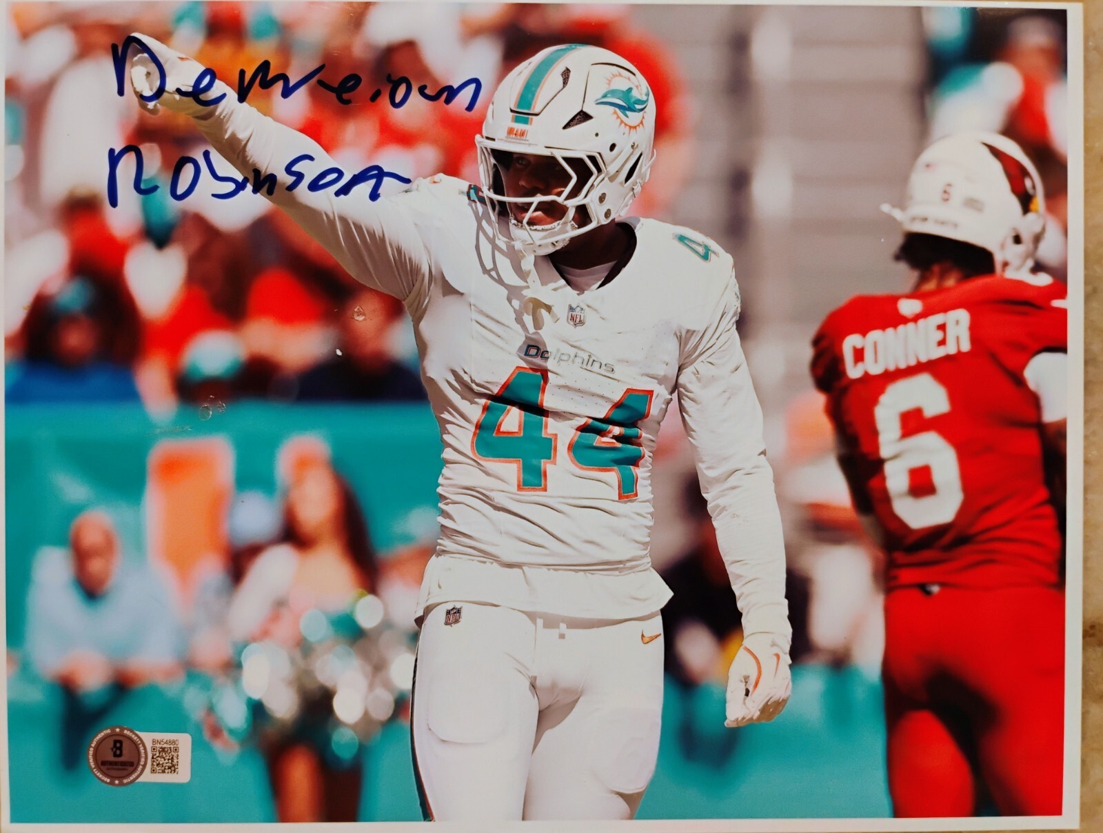 Miami Dolphins CHOP Robinson Autographed Signed 8x10 Photo Beckett ...
