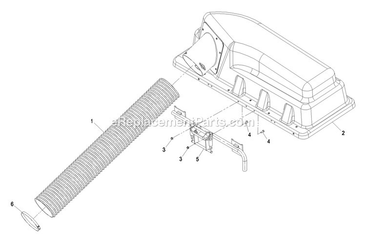 Exmark 116-1084 Quest Bagger 850000-919999 fits 42" 48" & 52" decks | eBay