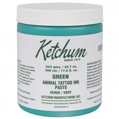 Ketchum Green Animal Tattoo Ink Paste Livestock - 22.7oz. | eBay