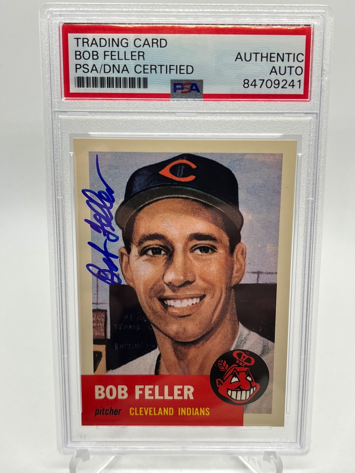 Bob Feller Autographed Memorabilia | Signed Photo, Jersey, Collectibles ...