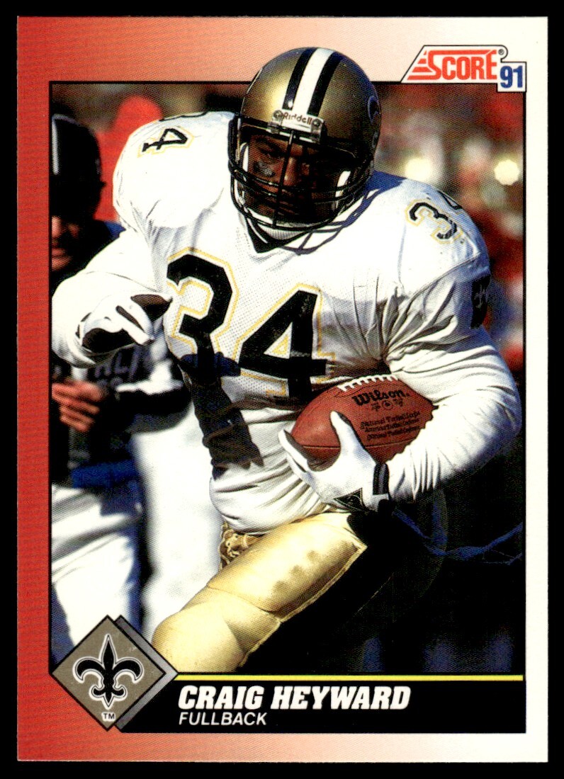 1991 Score Craig Heyward New Orleans Saints #134 | eBay