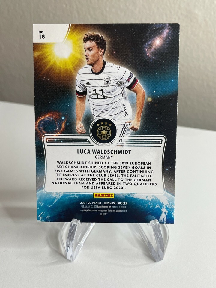 Luca Waldschmidt ZERO GRAVITY 2021-22 Panini Donruss Soccer World Cup ...
