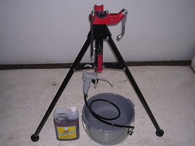 BUCKET OILER, OIL & PORTABLE TRISTAND RIDGID 65R Pipe Threader 811 815 ...