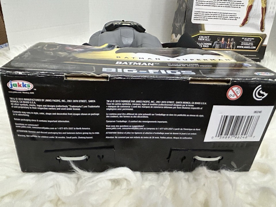 NEW Batman Vs Superman Big FIGS 19" Wonder Woman & Batman Action Figure ...