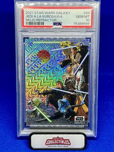 2021 Topps Chrome Star Wars Galaxy Mojo Refractor Jedi A La Kurosawa ...