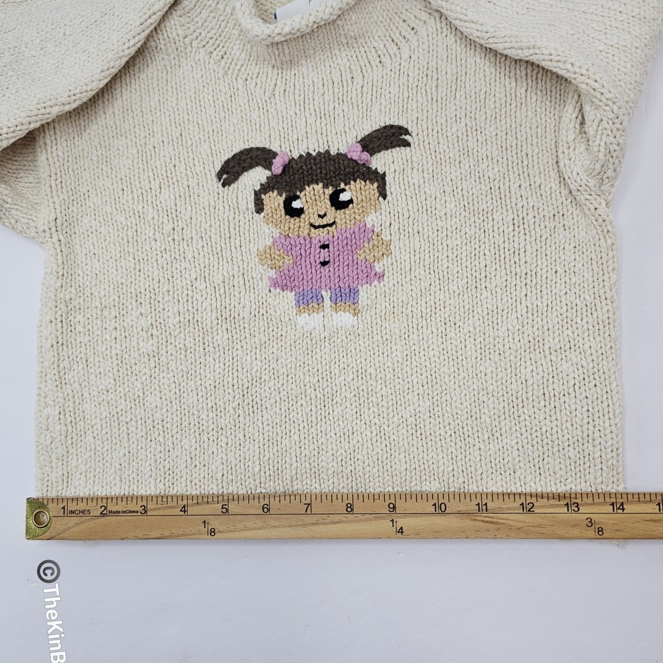 Suss Design Monsters Inc BOO Y2k Size 6 Handmade USA Vtg Sweater ...