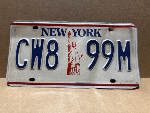 Vintage 1986 - 2000 New York Y2K License Plate Tag Statue of Liberty ...