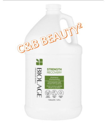 BIOLAGE Strength Recovery Shampoo 128 oz/1 Gallon *FREE PUMP *NEW *FREE ...