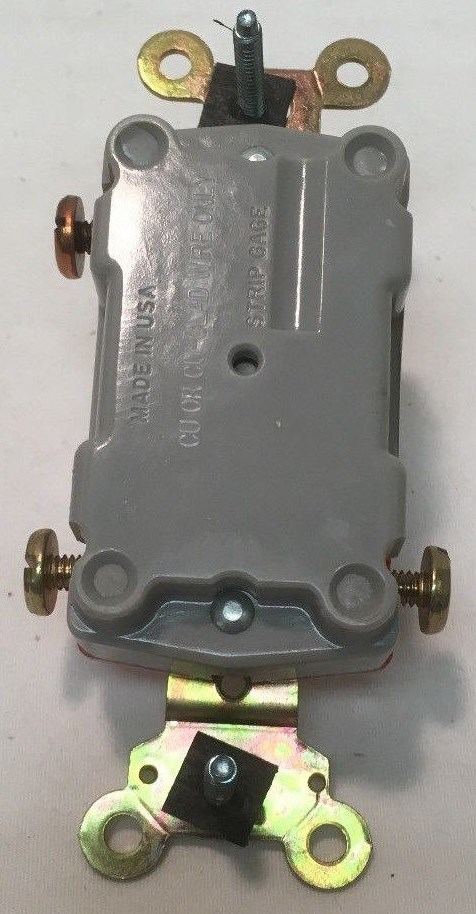 Slater 727-IV Momentary Contact Center Off 20A 120-277V SPDT Quiet ...