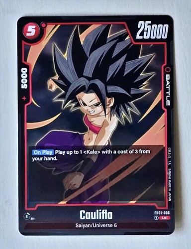 Dragonball Super Card Game Fusion World: Caulifla FB01-006 | eBay