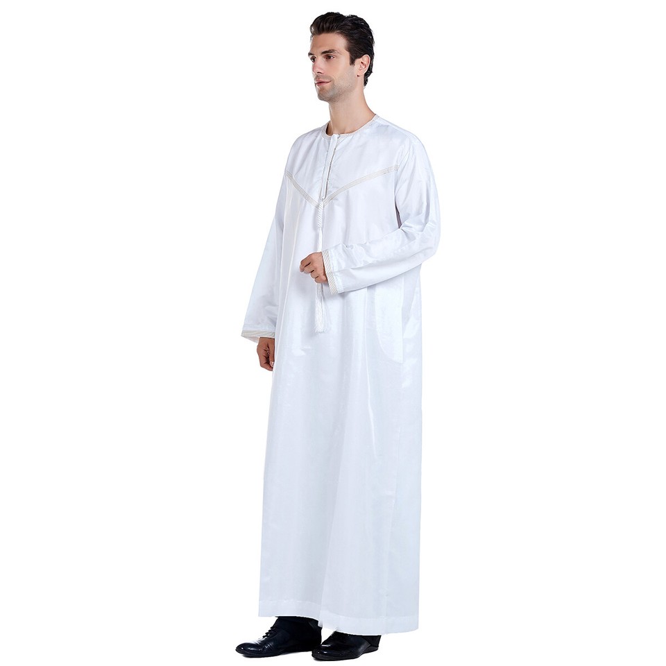 Dubai Arab Men Thobe Robe Jubba Kaftan Dishdash Galabeya Thawb Daffah ...