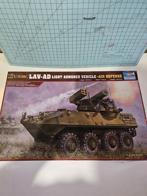 TRUMPETER 00393 LAV-AD AIR DEFENSE LIGHT ARMORED VEHICLE MODEL KIT-NIB ...