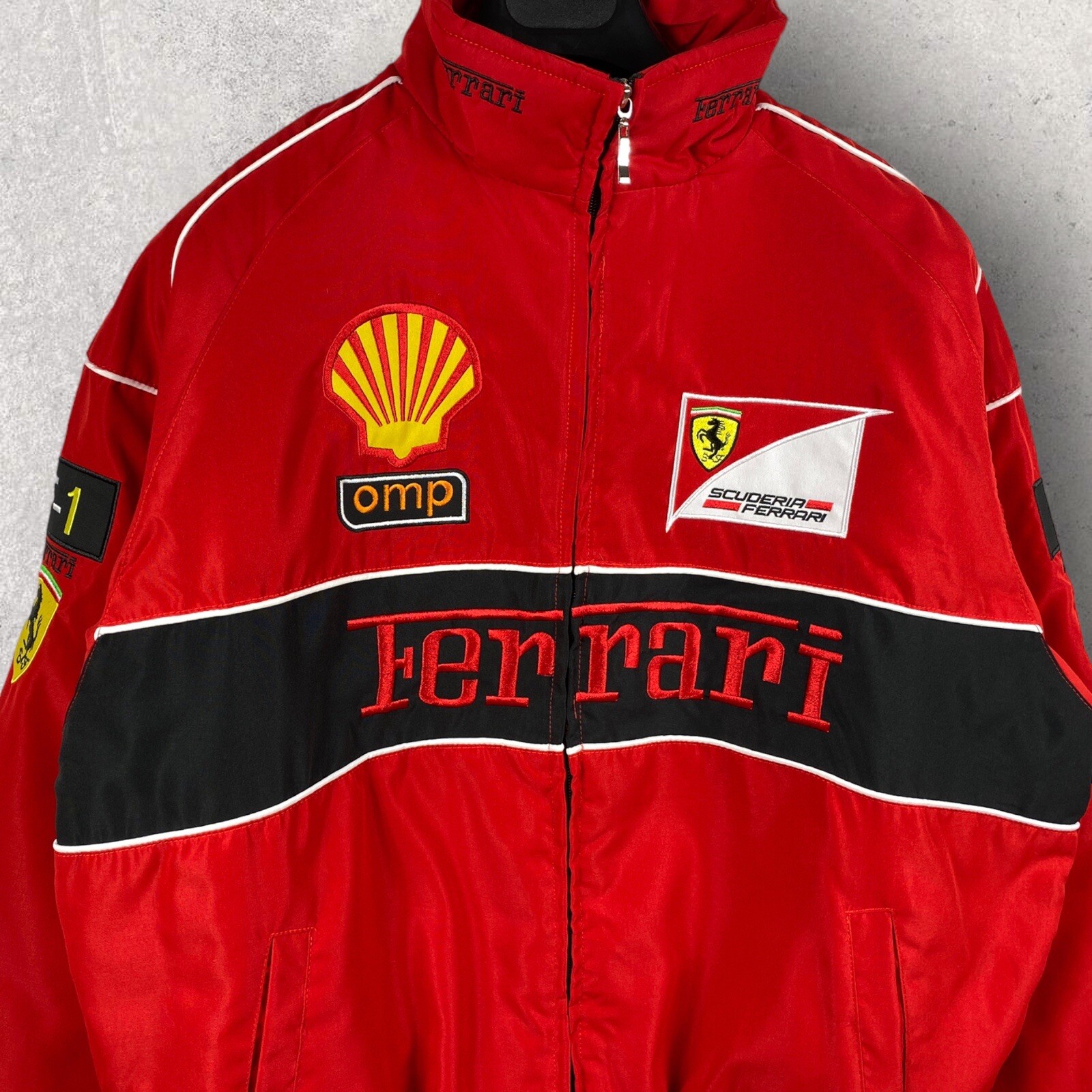 Vintage Ferrari Formula-1 Racing Jacket vodafone F1 9… - Gem