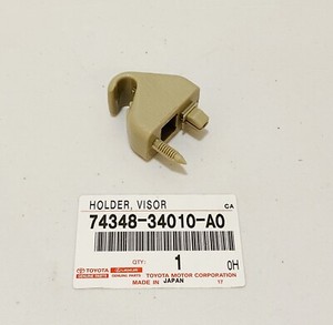 New Genuine for Toyota 4Runner Lexus GX470 Holder Visor IVORY CLR 74348 ...