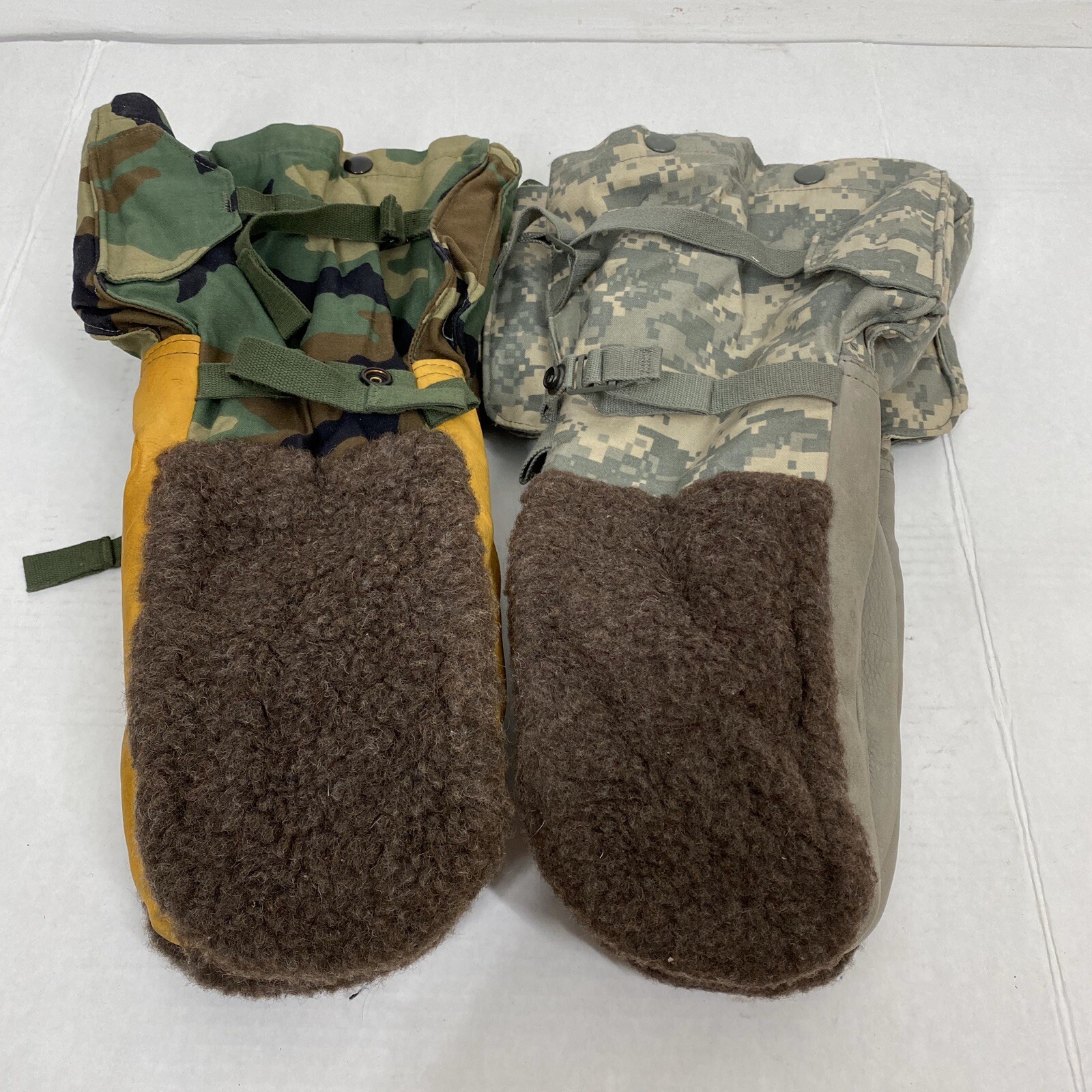 Two Pairs Military Extreme Cold Weather Mitten Set W/ Liners | eBay