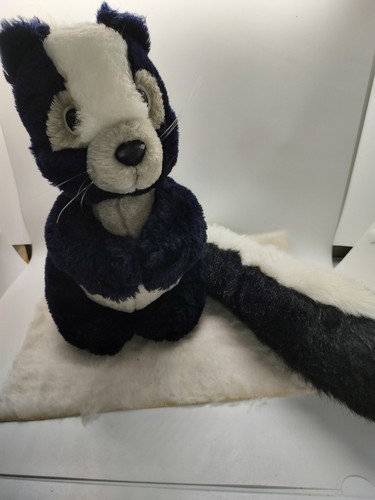 Vintage Dakin Skunk Plush 1993 Stuffed Animal Long Tail 16" Plush 11 ...