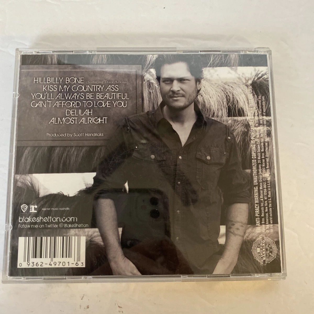 Blake Shelton Album Cover Hillbilly Bone