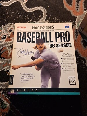 Front Page Sports Baseball Pro 1996 season For Dos & Win95 CD Baseball ...