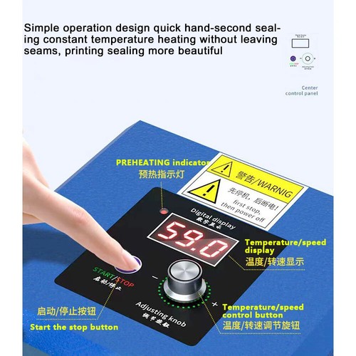 220V/ 110V Roller Sealing Machine Portable Bag Sealer Plastic Packaging ...