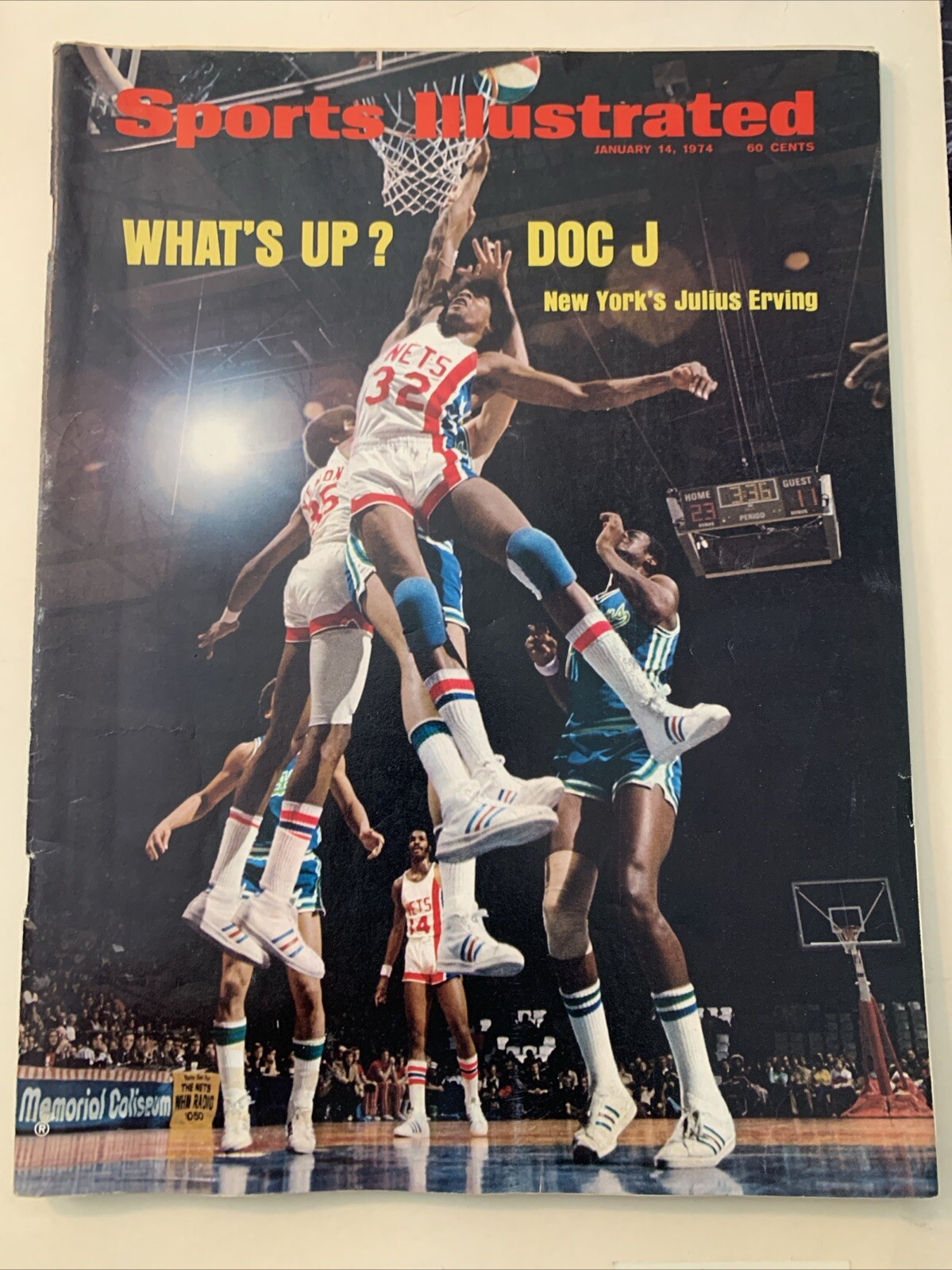 Dr. J Julius Erving January 4 1974 Sports Illustrated 1st Cover No ...