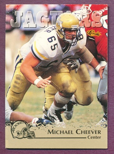 1996 CLASSIC DRAFT #52 MICHAEL CHEEVER ROOKIE, JAGUARS RARE GOLD ...