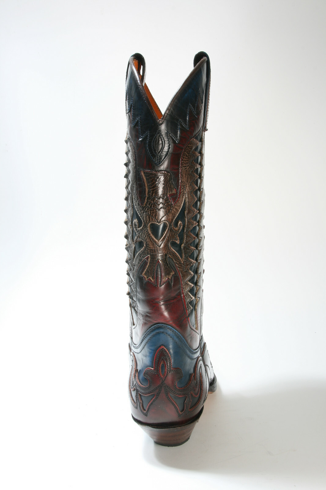 3840 Sendra Cowboystiefel Hurricane Rojo Ducados ROT BLAU | eBay