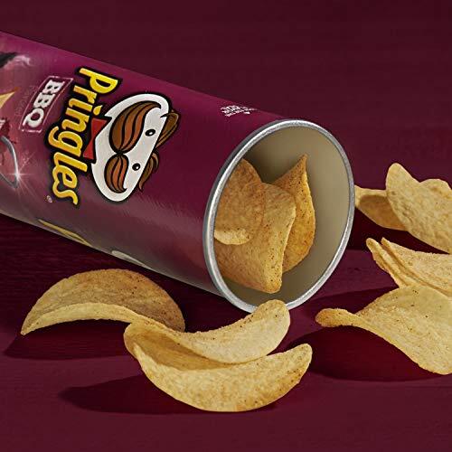 Pringles Snack Stacks Potato Crisps Chips, BBQ Flavored, 5.5 oz Can ...