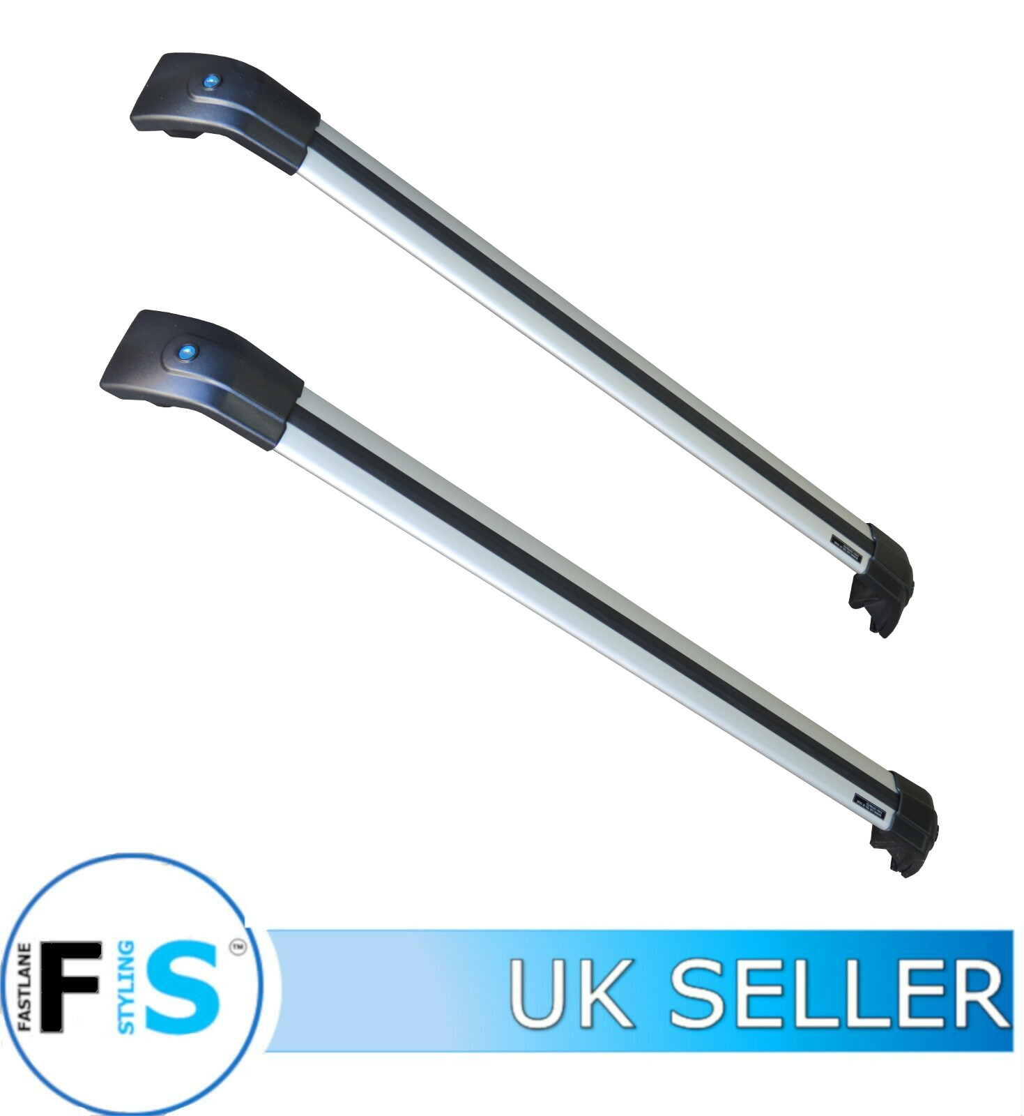 LAND RANGE ROVER SPORT L494 ROOF RAIL CROSS BARS SILVER ANTI THEFT ...