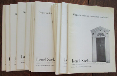 Israel Sack Inc. "Opportunities in American Antiques" Gallery Brochures ...