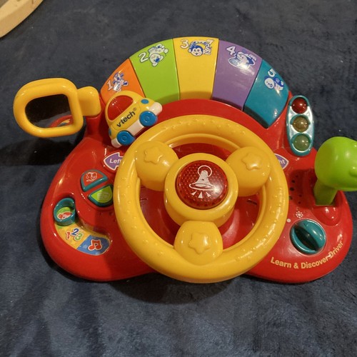 VTech Learn & Discover Driver Toddler Motor Skills Sound Light TESTED ...