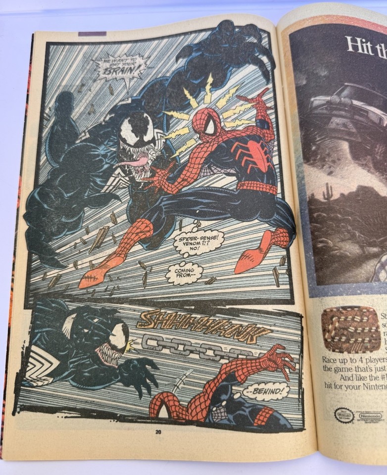 Amazing Spider-Man #333 (1990) Newsstand Venom Styx Stone Erik Larsen ...