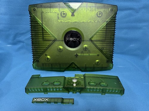 Microsoft Original Xbox Crystal Asia Limited Edition Translucent Green ...