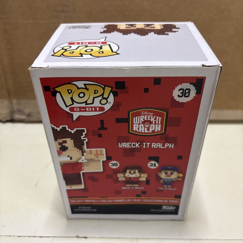 Funko Pop! 8-Bit #30 Wreck-It Ralph Vinyl Figure New in Package | eBay