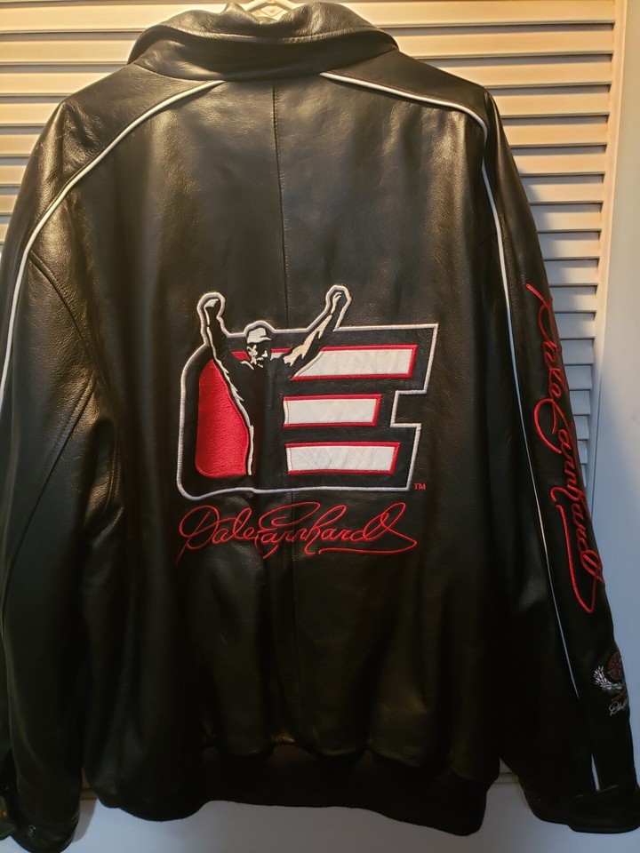 Nascar Dale Earnhardt Leather Jacket Chase Authentic sz 2xl | eBay