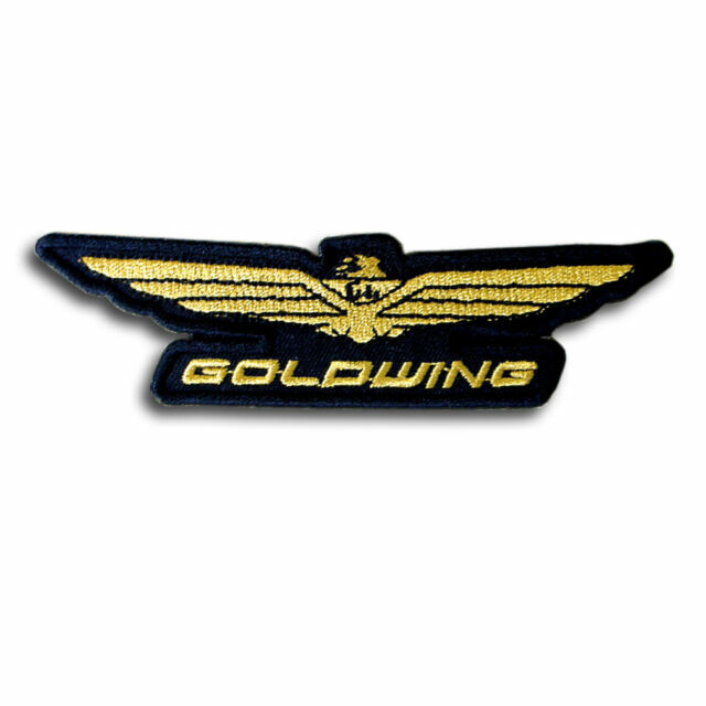 Goldwing Patch Embroidered Iron on Badge Emblem Applique Motorcycle ...