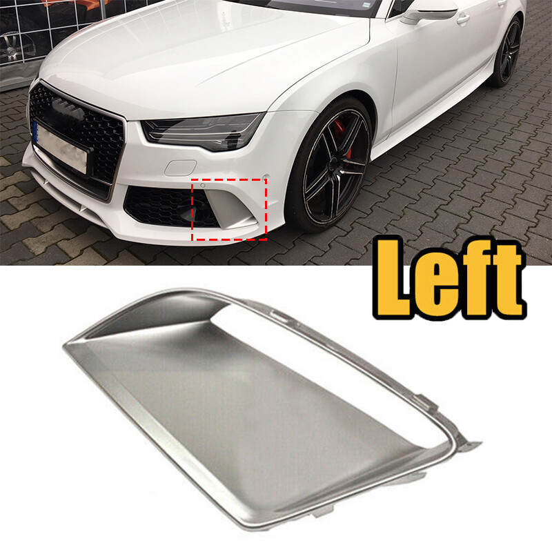 1Pcs For Audi RS7 2014-2018 ABS Plating Left Front Bumper Fog Light ...