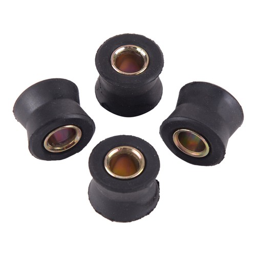 4pcs Motorcycle Shell Rear Shock Absorber Bush Bushings Part Black MO ...