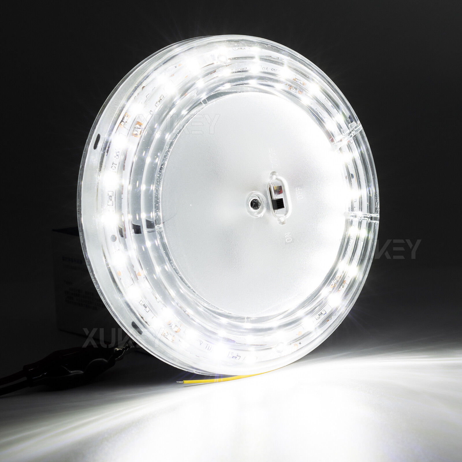 RV Interior Ceiling Lights 12V Switched Round LED Light Fixture Camper ...