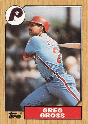 1987 Topps - Greg Gross #702 | eBay