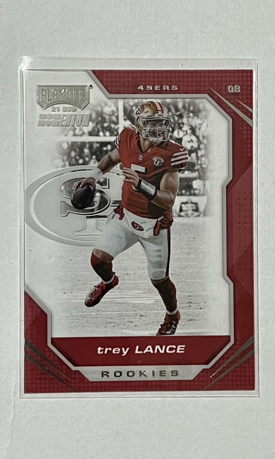 2021 Panini Chronicles Trey Lance Playoff Momentum Rookie Card #PMR-3 ...
