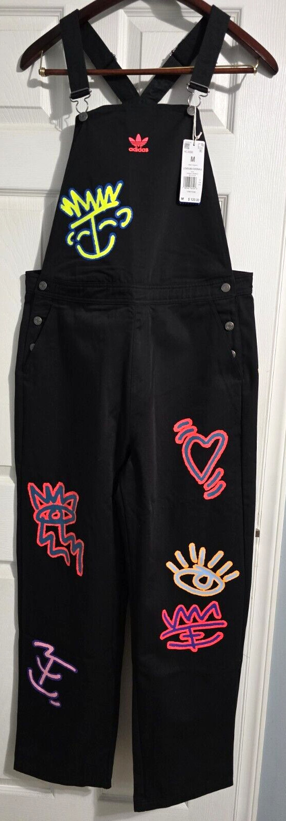 Adidas Originals Love Unites Overalls Unisex HC3090 Medium Black ...