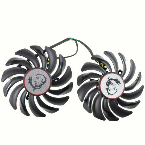 MSI GTX1050Ti GTX1050 Graphics Card Cooler Fans (Red Dragon Graphics ...