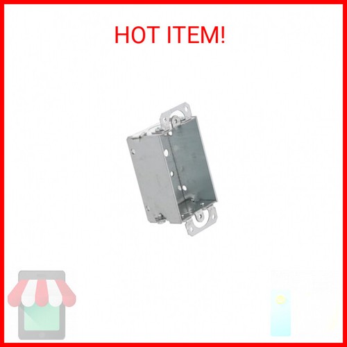 Raco 400 Switch Box, Gangable, 3" x 2", 1-1/2" Deep, Three 1/2" KO"s ...