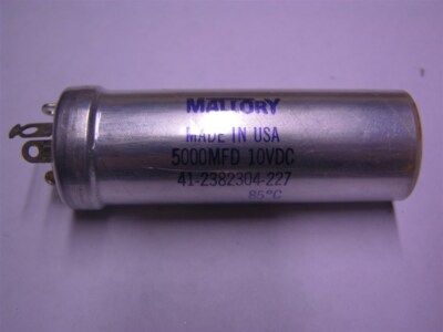 Capacitors - Mallory Electrolytic Capacitors