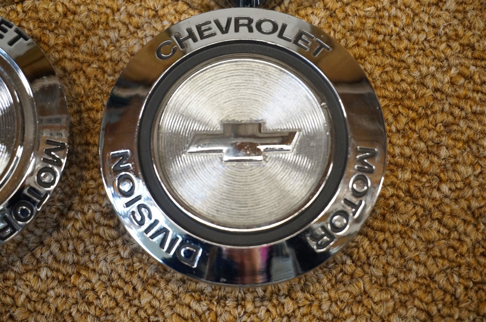 NOS 67 68 69 Corvette Camaro Rally Wheel Center Caps Ornaments Non Disc ...