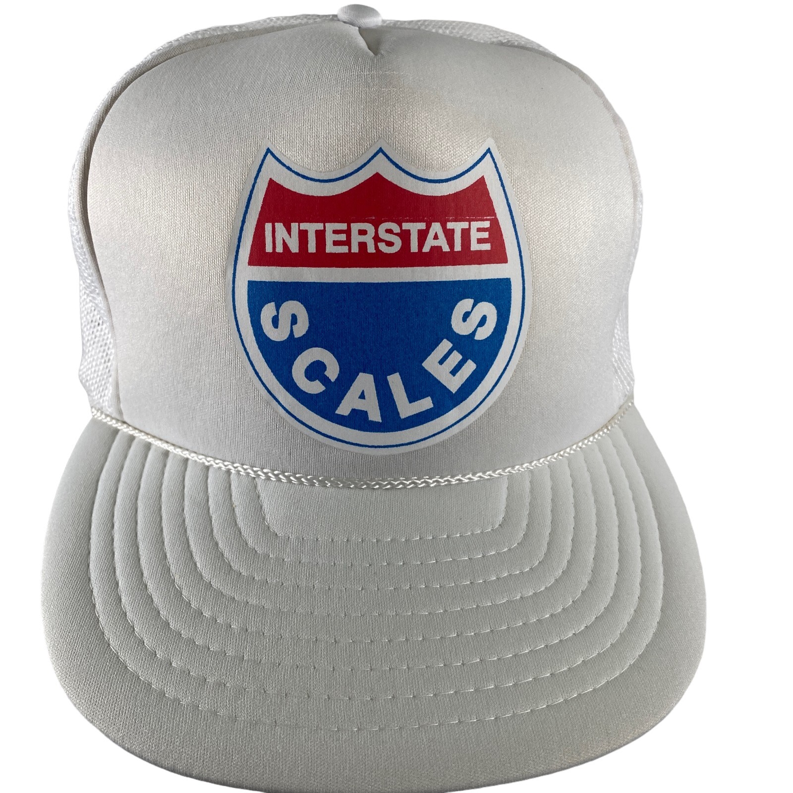 Vintage Interstate Scales Trucker Mesh-Back Snapback… - Gem