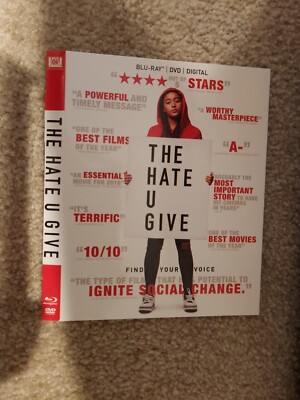 The Hate U Give Blu-ray Slip Cover ONLY(No Discs)Read Description | eBay